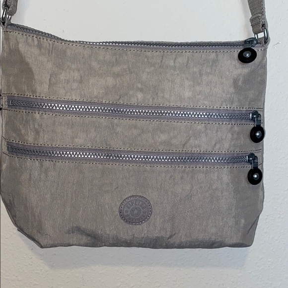 Kipling | Bags | Kipling Keiko Platinum Metallic Crossbody Bag | Poshmark